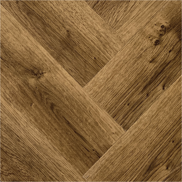 WE64H Castaneous | Espiga Luxury Vinyl Herringbone - Wood Culture